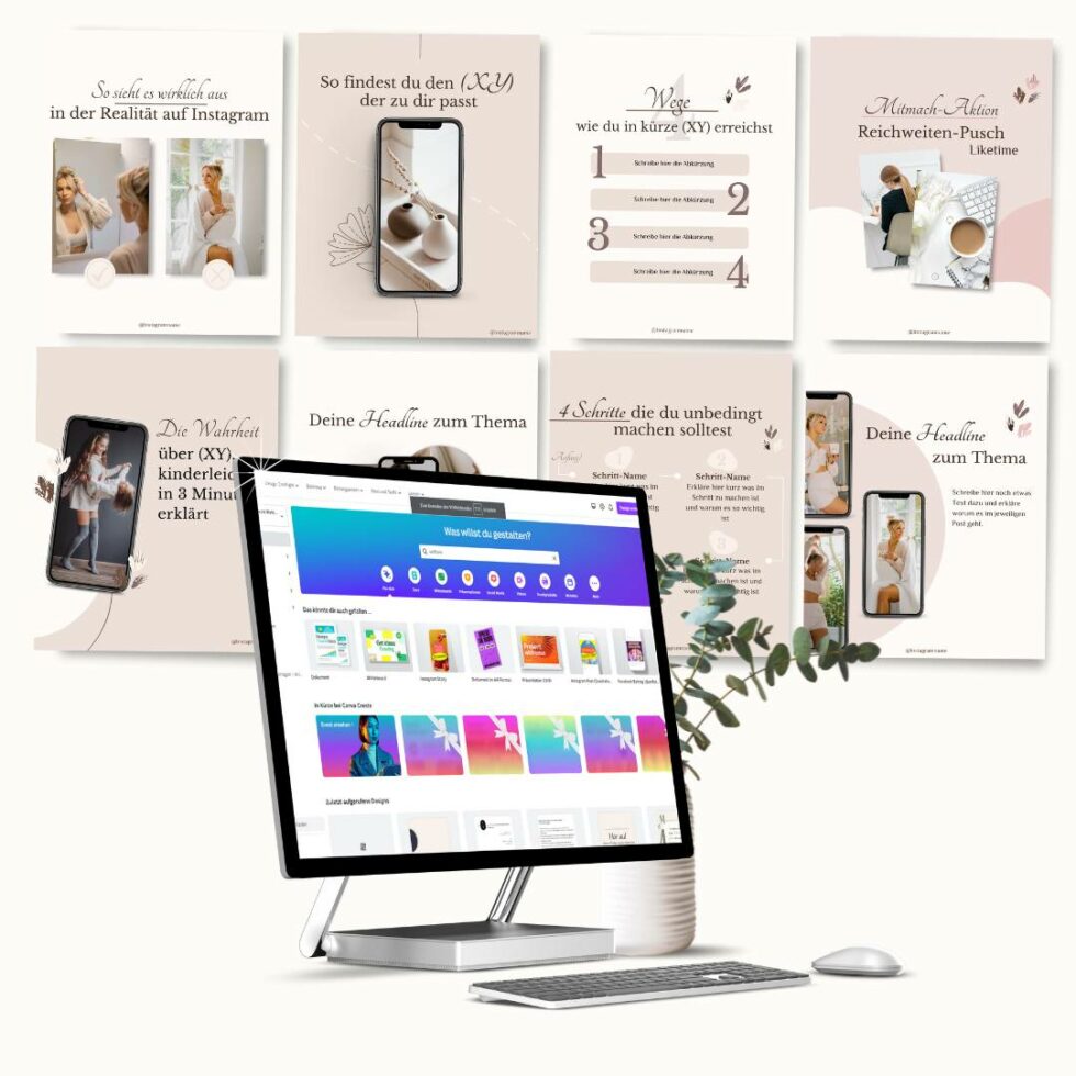 Online-Präsenz mit Canva optimieren - Mepapillibre